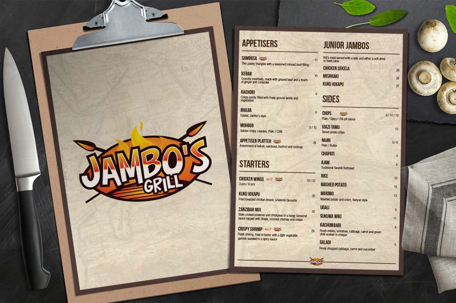 Jambos Grill - African Restaurant Logo